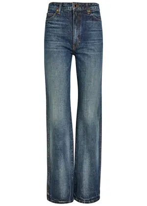 Khaite Danielle Slim Straight-leg Jeans