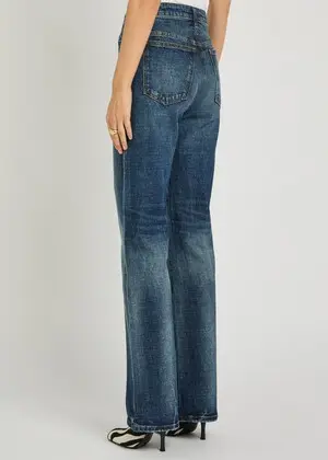 Khaite Danielle Slim Straight-leg Jeans