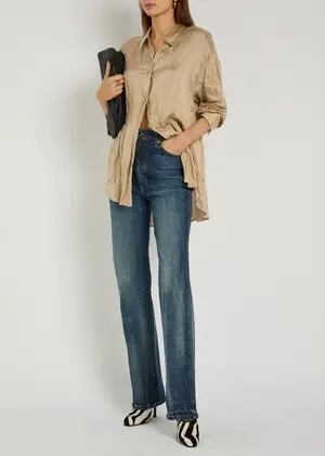 Khaite Danielle Slim Straight-leg Jeans