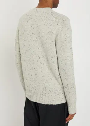 LES DEUX Gary Fleck Wool-blend Jumper - Light Grey