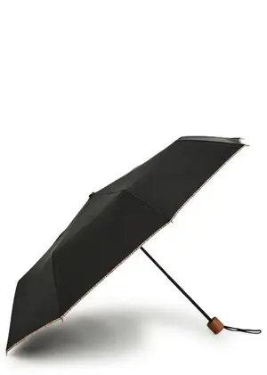 Paul Smith Signature Striped-trim Umbrella - Black