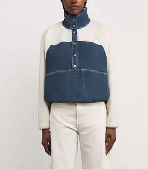 Rag & Bone Miramar Fleece Shacket - Blue