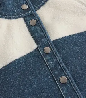 Rag & Bone Miramar Fleece Shacket - Blue