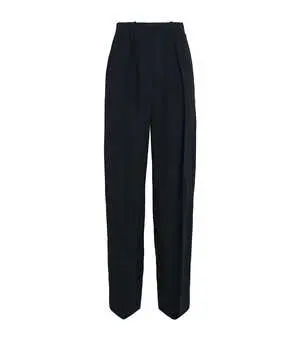 Victoria Beckham Pinstriped Bottoms For Women