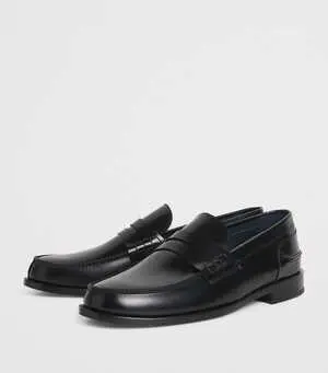 Brioni Leather Penny Loafers