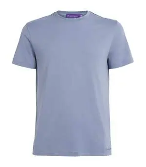Ralph Lauren Purple Label Cotton Crew-neck T-shirt - Blue