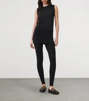 ALLSAINTS Organic Cotton-blend Raffi Leggings