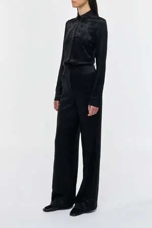 Gabriela Hearst Norman Wide-leg Embroidered Silk Pant