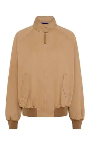 Gabriela Hearst Wynne Jacket In Light Sea Island Cotton Twill - Camel