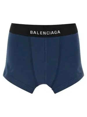 Balenciaga Cut Off Brief' Miniskirt - Blue