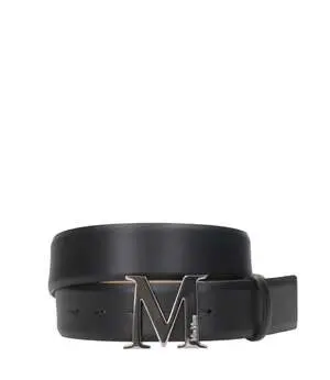 Max Mara Leather Belt - Black