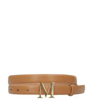 Max Mara Leather Belt - Leather Brown