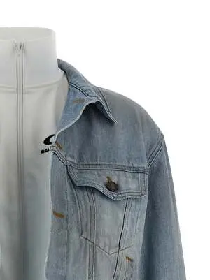 Balenciaga Double Layer Denim Jacket