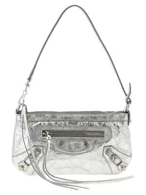 Balenciaga Le City Clutch - Silver