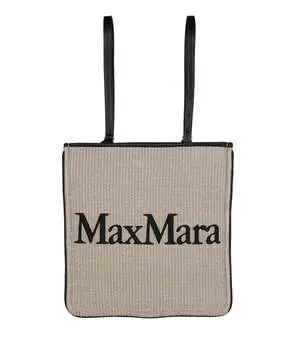 Max Mara Raffia Tote Bag