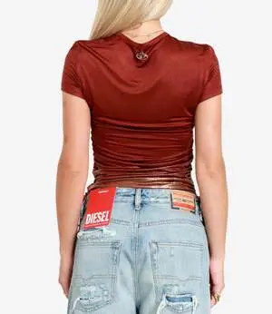 DIESEL® Stretch Acetate Top With D Logo