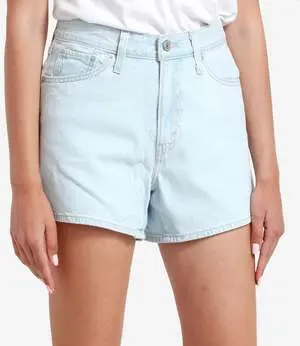 LEVI'S High-waisted Denim Shorts - Blue