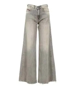 DIESEL® Delavé Five-pocket Jeans With Flared Leg