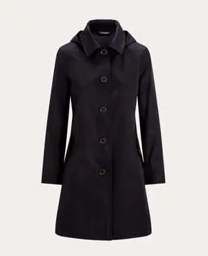 Ralph Lauren Lined Coat With Detachable Hood