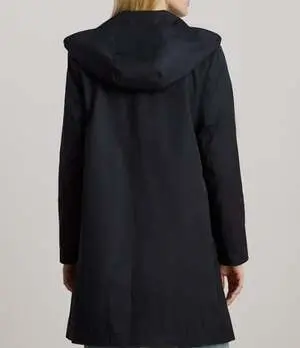 Ralph Lauren Lined Coat With Detachable Hood