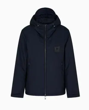 Emporio Armani Nylon Jacket With Hood And Visor