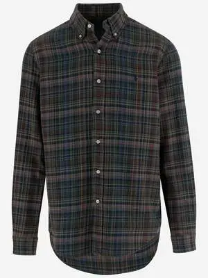 Ralph Lauren Cotton Shirt With Check Pattern - Red