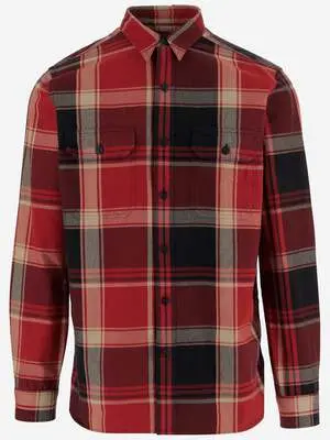 Ralph Lauren Cotton Shirt With Check Pattern - Red