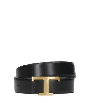TOD'S Reversible Belt - Nero+blu