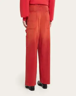 WILLY CHAVARRIA Canvas Workwear Toluca Pants