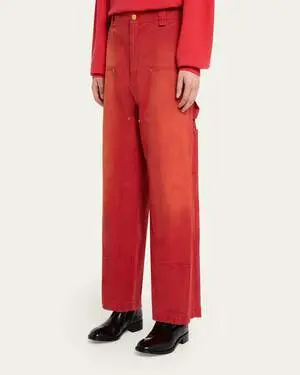 WILLY CHAVARRIA Canvas Workwear Toluca Pants