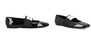 Givenchy Square Toe Flats - Black