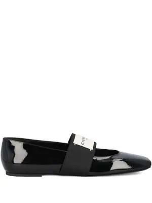 Givenchy Square Toe Flats - Black