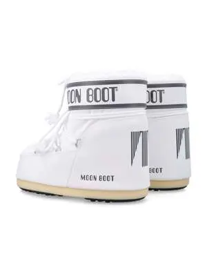 Moon Boot Icon Low Water-repellent Nylon Boots - White