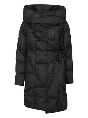 Add Quilted Wrap Coat