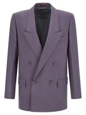 Gucci Double Breasted Wool Blazer