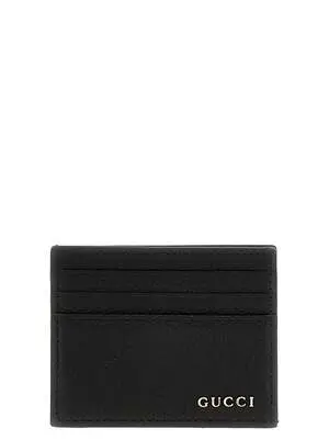Gucci Logo Card Holder - Black