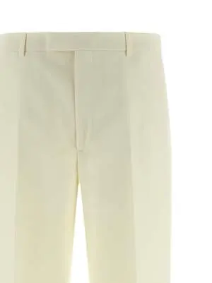 Gucci Tailored Technical Panama Trousers - White