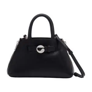 Coperni Mini Data Leather Bag - Black