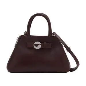 Coperni Mini Data Leather Bag - Brown