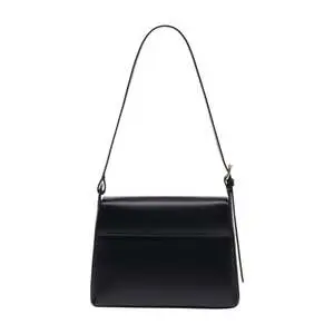 A.p.c. Virginie Flap Shoulder Bag - Black