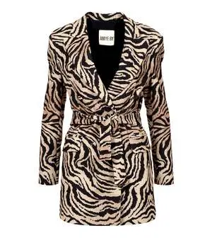 ANIYE BY Double-breasted Animal Print Dress