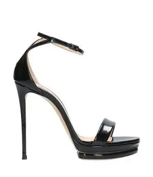 Casadei Varnished Leather Platform Stiletto Heels