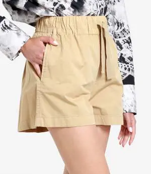 SEMICOUTURE Cotton Gabardine Shorts