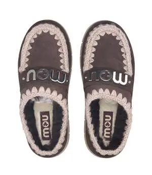 Mou Double-faced Sheepskin Sandals - Coffee