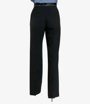 MSGM Cool Wool Wide Leg Trousers