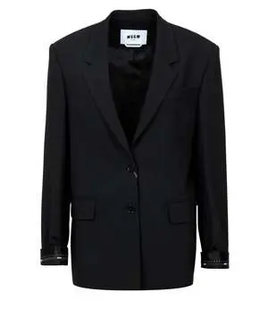 Msgm Straight Hem Blazers For Women