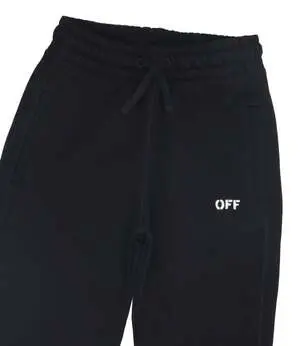 Off White Off-white Logo Tapered Leg Sweatpants