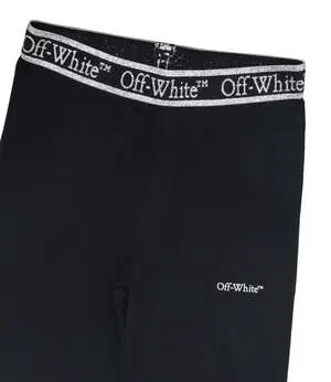 Off White Logo Elastic Waistband Trousers
