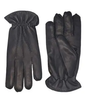 ORTIGNI Leather Gloves - Black