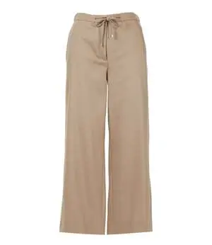 Max Mara Stretch Wool Flannel Trousers